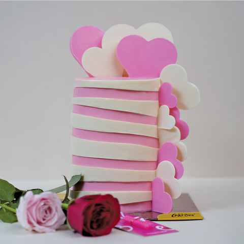 HeartBeat Tower Cake | Valentine's Day Cake Online | CakeBee