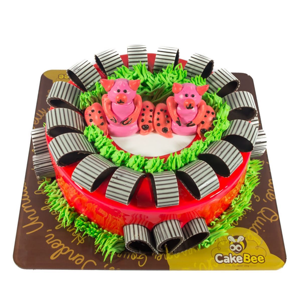 Buy Twin Teddies Cake | Online Cake Delivery - CakeBee
