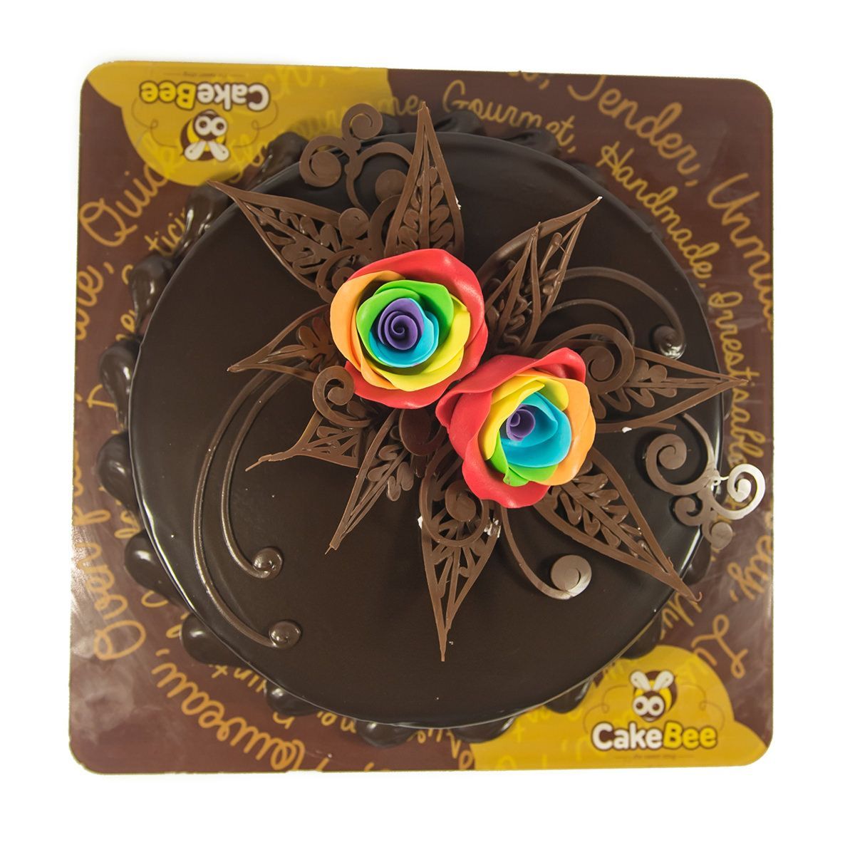 Buy Rainbow Rose Cake Online | CakeBee