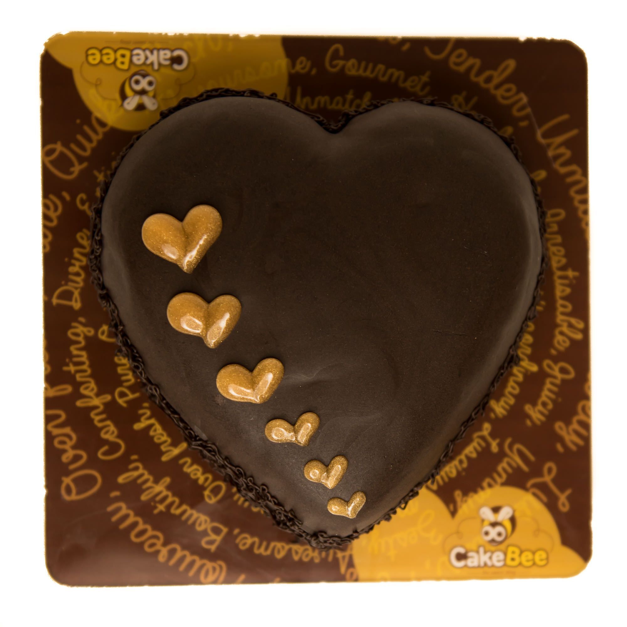 Buy Golden Hearts Cake Online | Valentines day cake order | CakeBee
