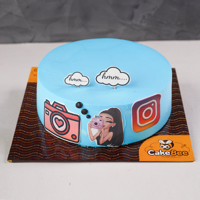 She Rocks Cake | Instagram Logo Cake | CakeBee
